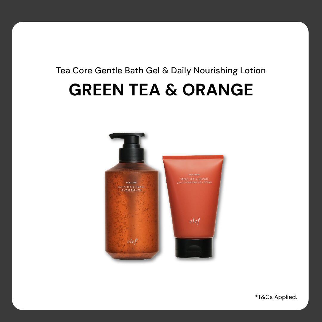 Green Tea & Orange Bath Gel & Lotion | Tea Core