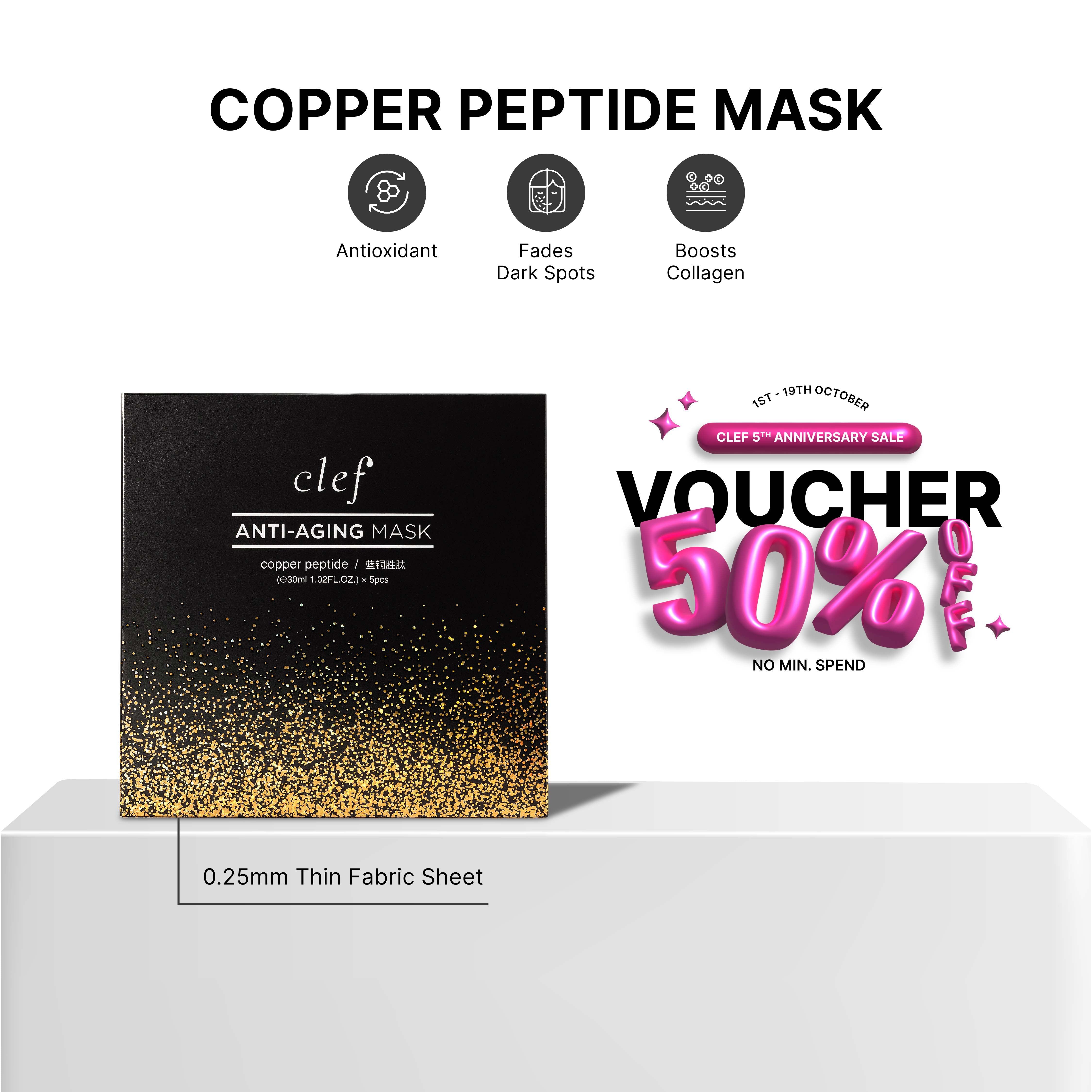 Copper Peptide Mask | CLEF's Signature